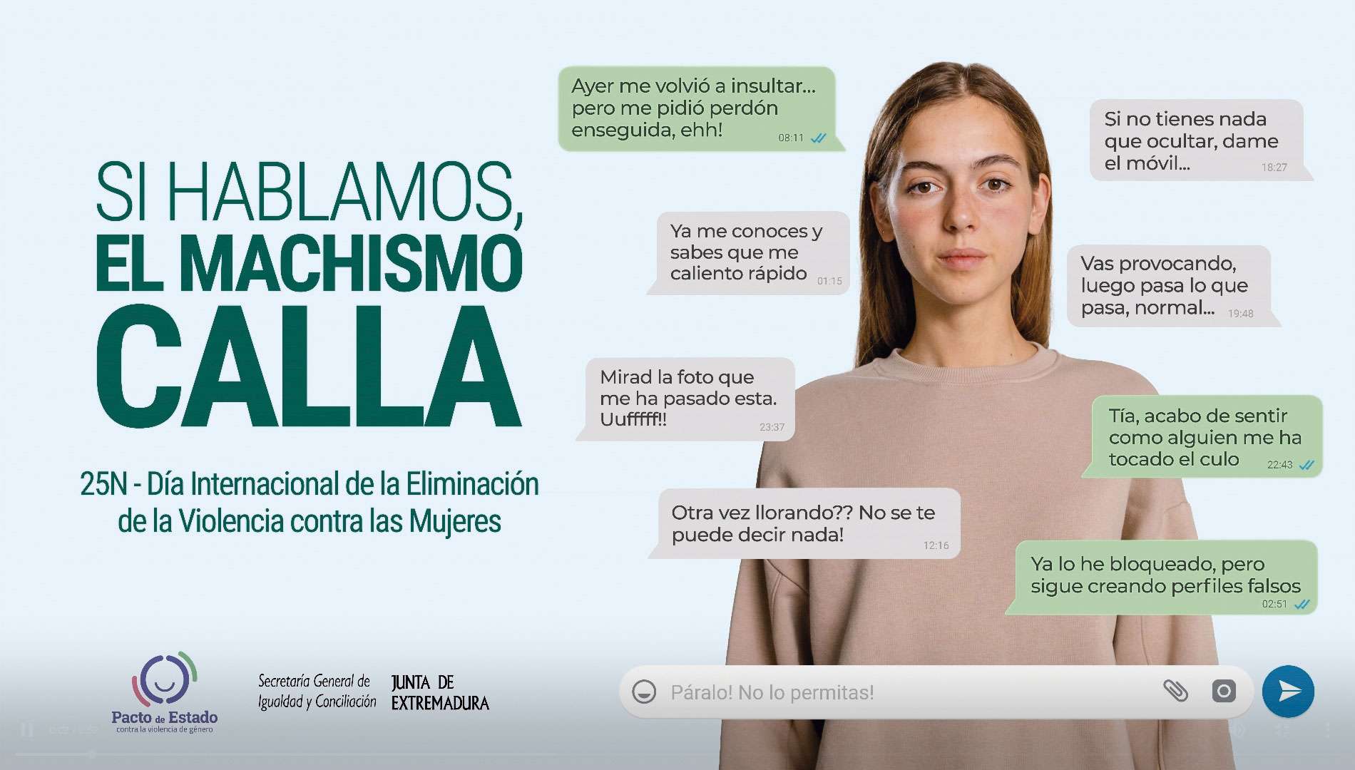 Día internacional de la eliminación de la violencia contra la mujer 2023