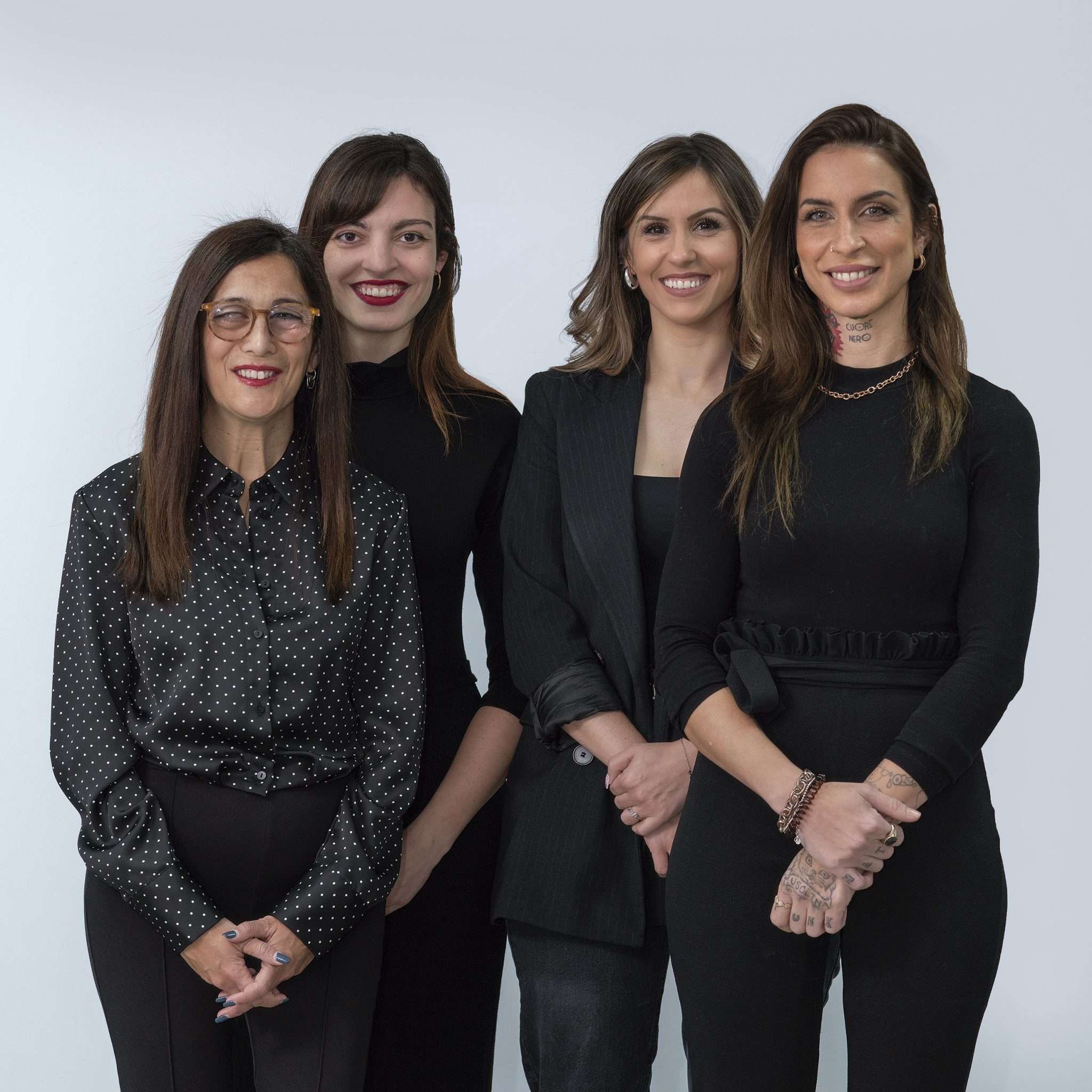 Alba Álvarez, Lidia Caldeira, Susana Mangut y Aurora Samino