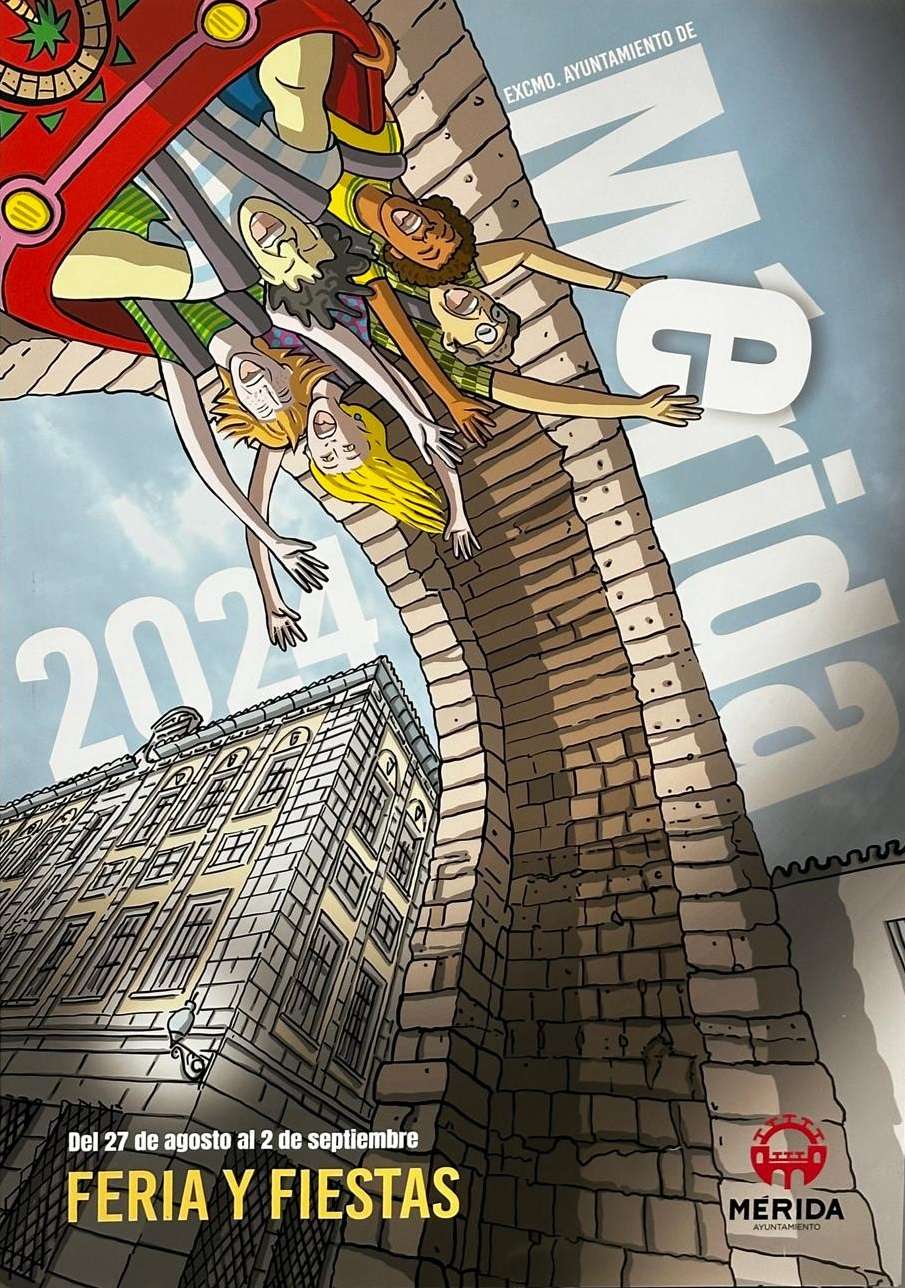 Lucía Garrido crea el cartel de la Feria de Mérida de 2024